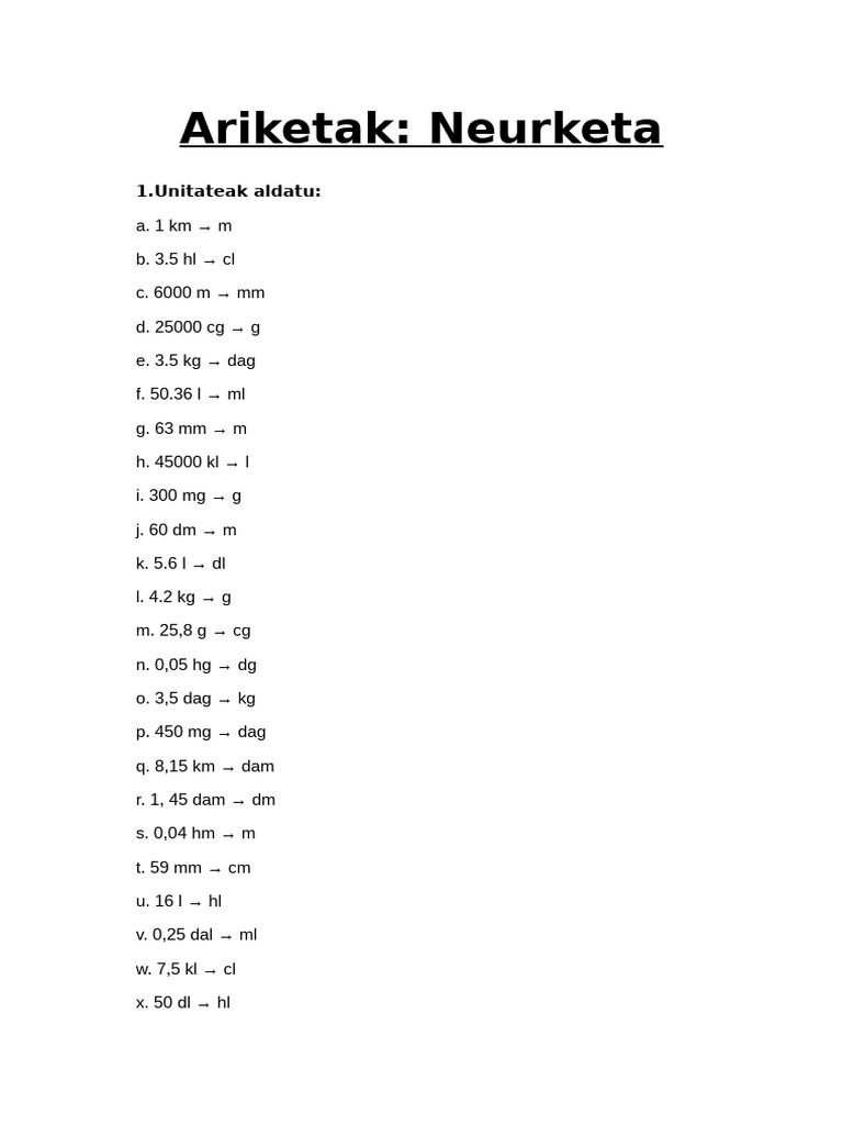 Ariketak Magnitudeak | PDF