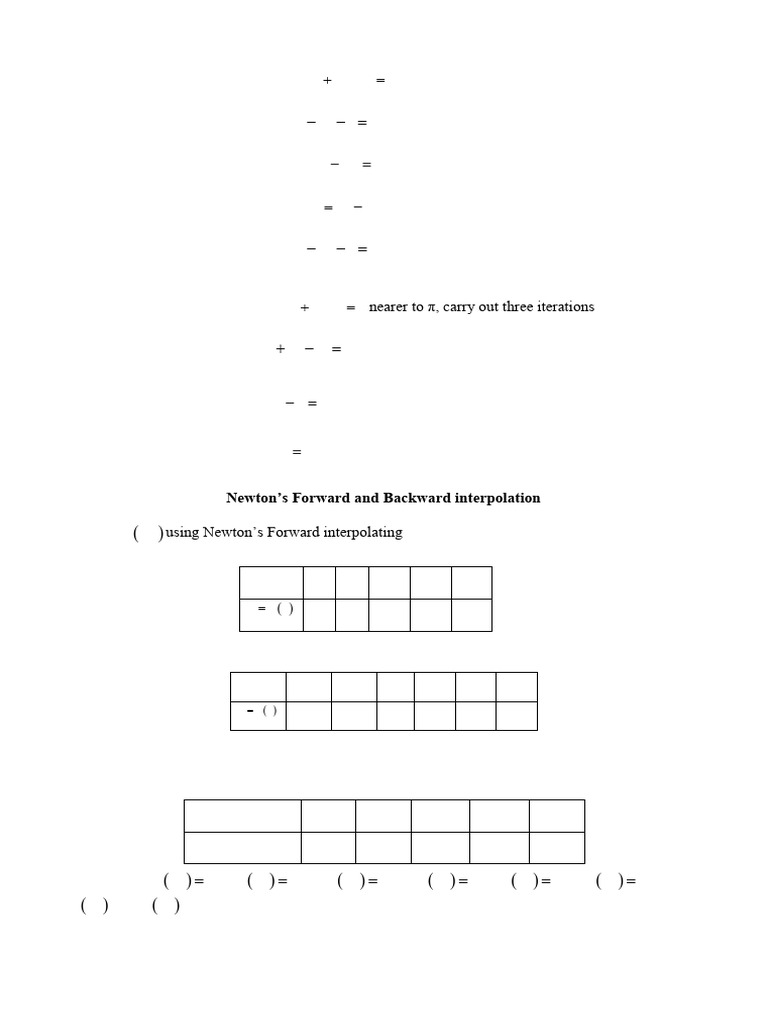 Numerical Methods 1 | PDF | Interpolation | Mathematics