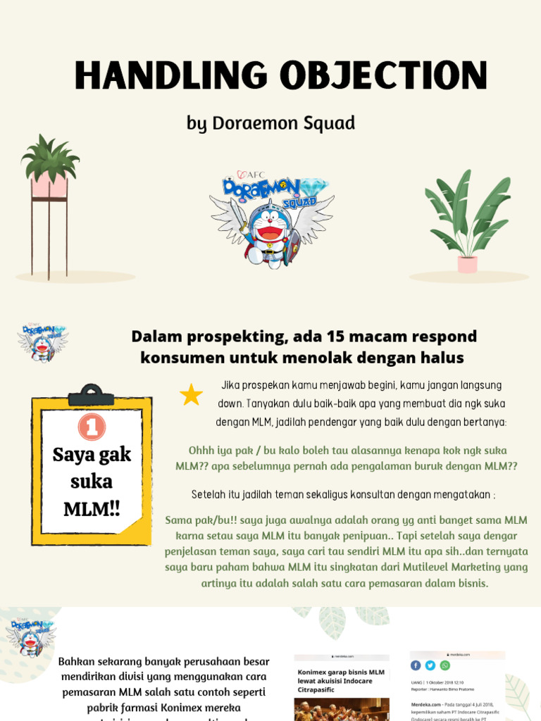 Modul Handling Objection | PDF