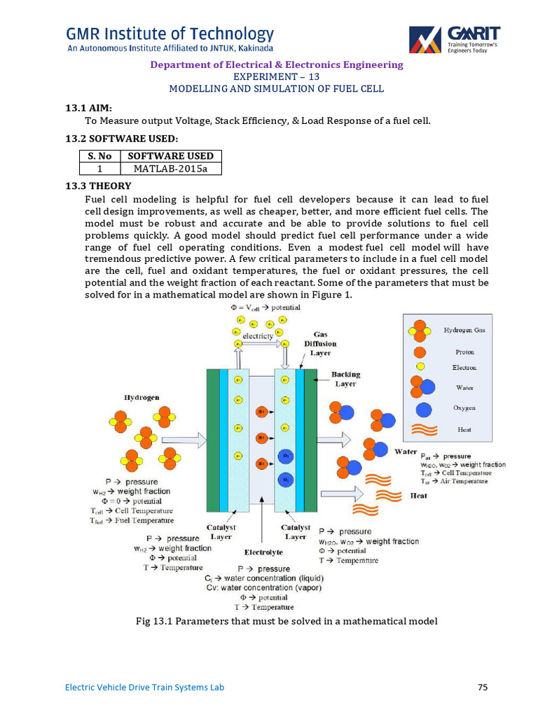 13 - Simulation of Fuel Cell | PDF | Fuel Cell | Electricity