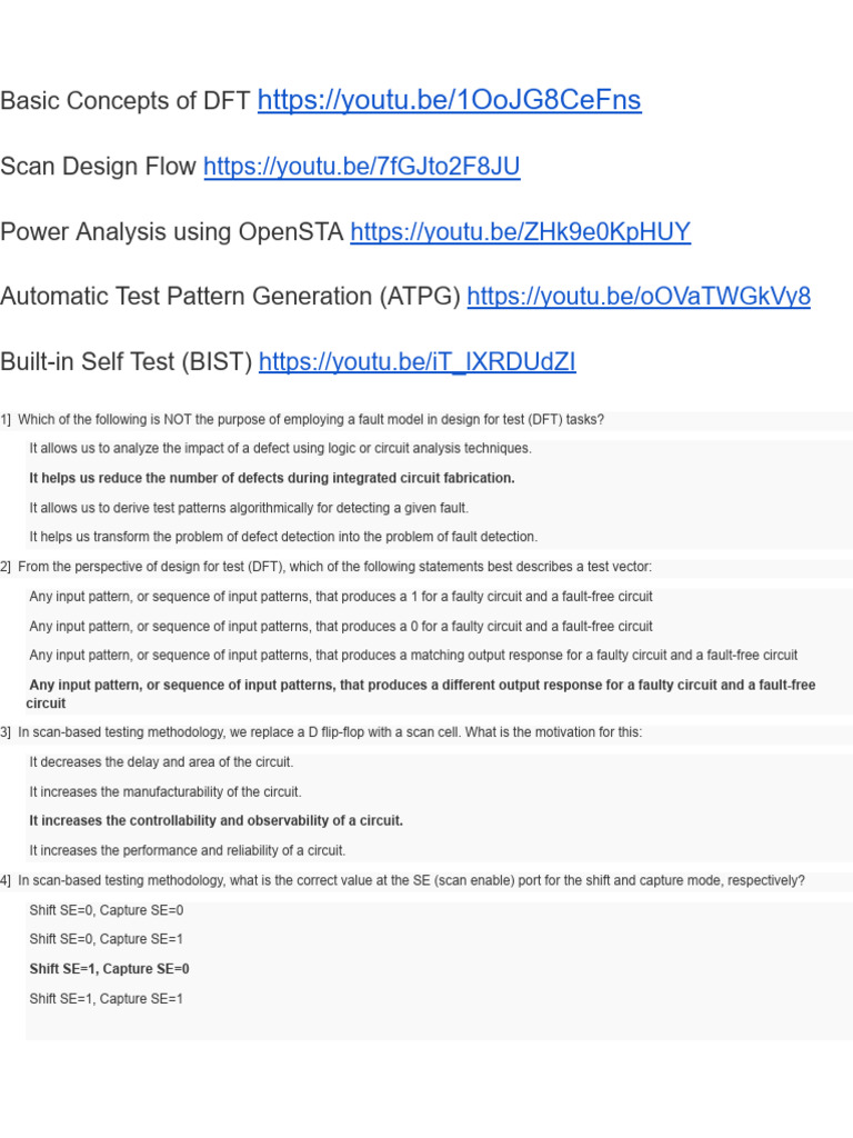 Dft From Nptel | PDF | Computing | Electronic Design