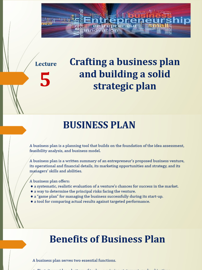 Crafting an Effective Business Plan | PDF | Strategic Management | Goal