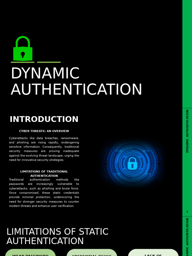 Dynamic Authentication 5 | PDF | Authentication | Computer Security
