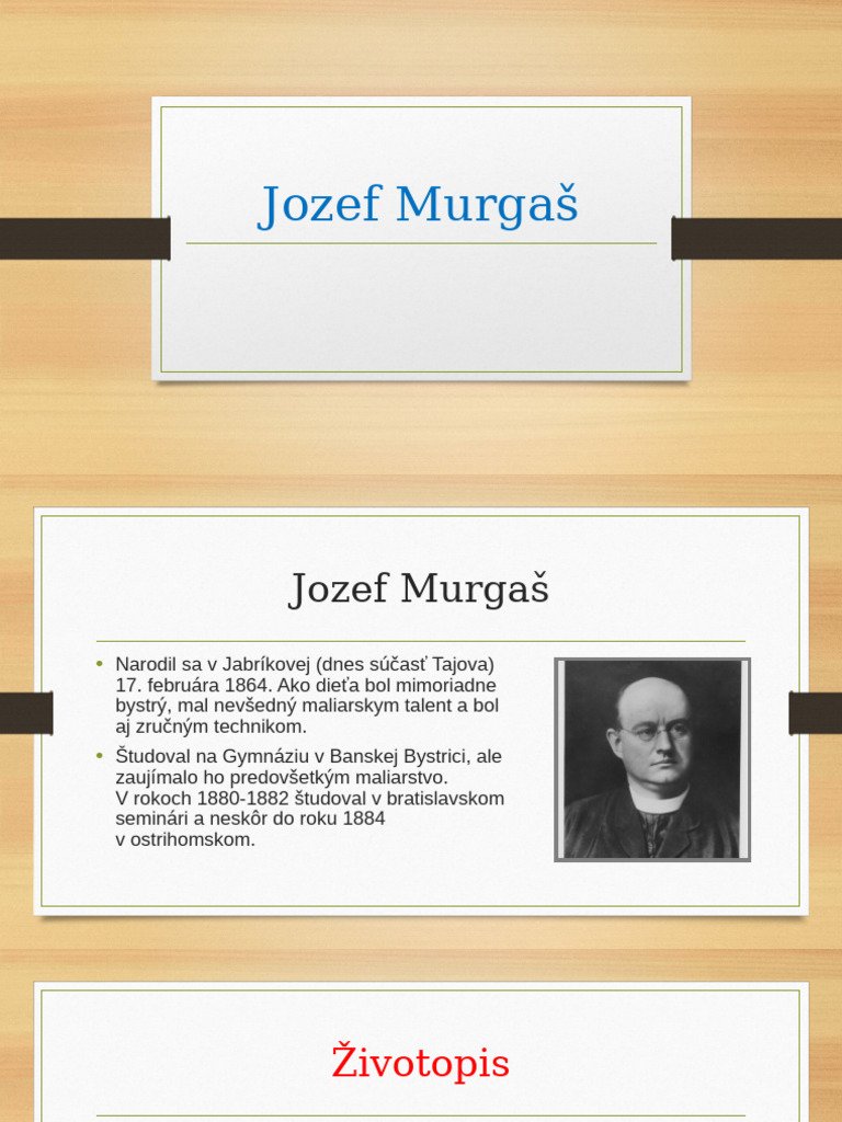Jozef MurgaÅ¡ | PDF