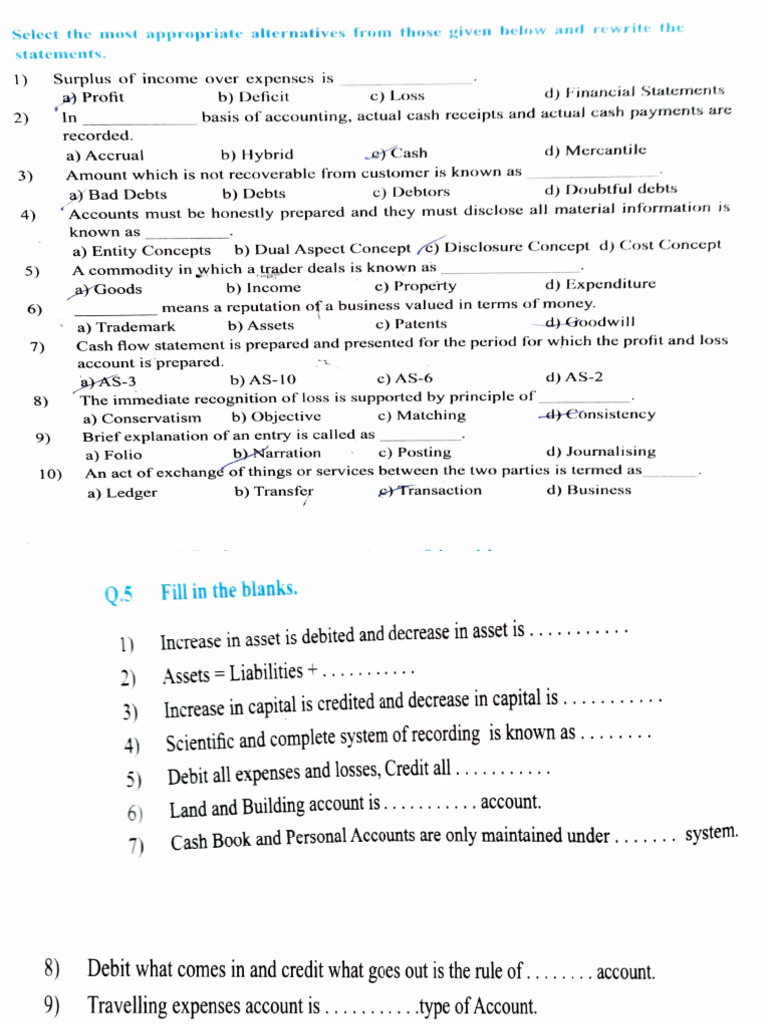 Assignment 1 1 Div A Pdf Debits And Credits Financial Economics