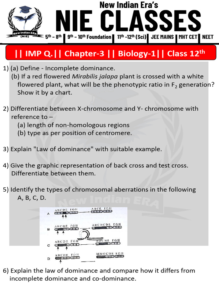 IMP BIO Ch3 | PDF