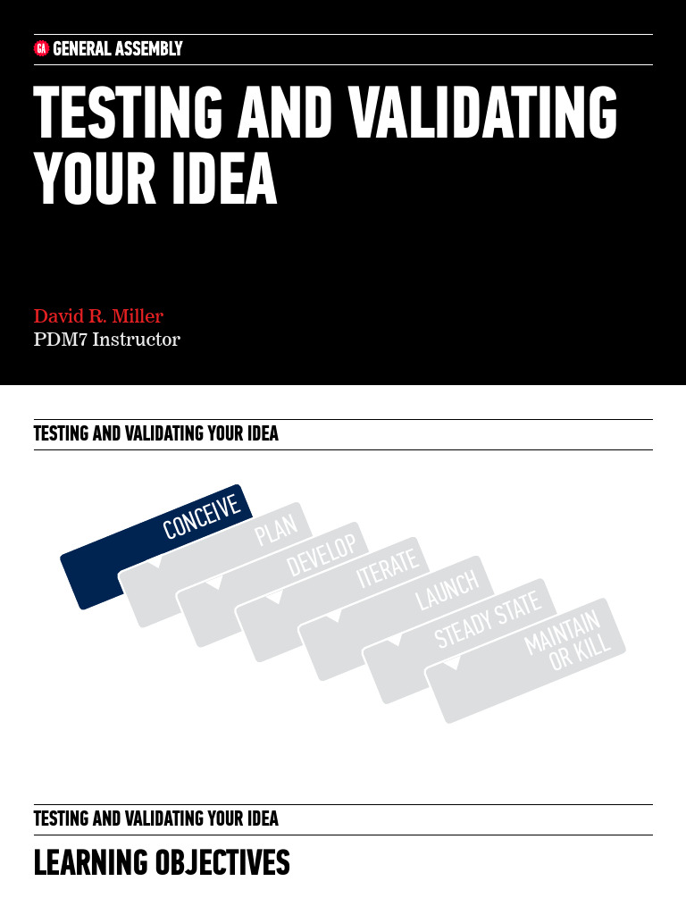 Class 3 - Testing & Validating MVP | PDF | Lean Startup