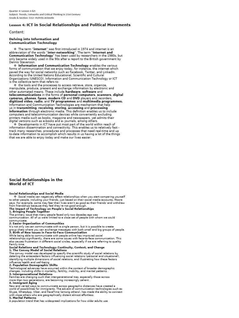 Trends.Q4 Lesson 4 5 | PDF | Artificial Neural Network | Computing