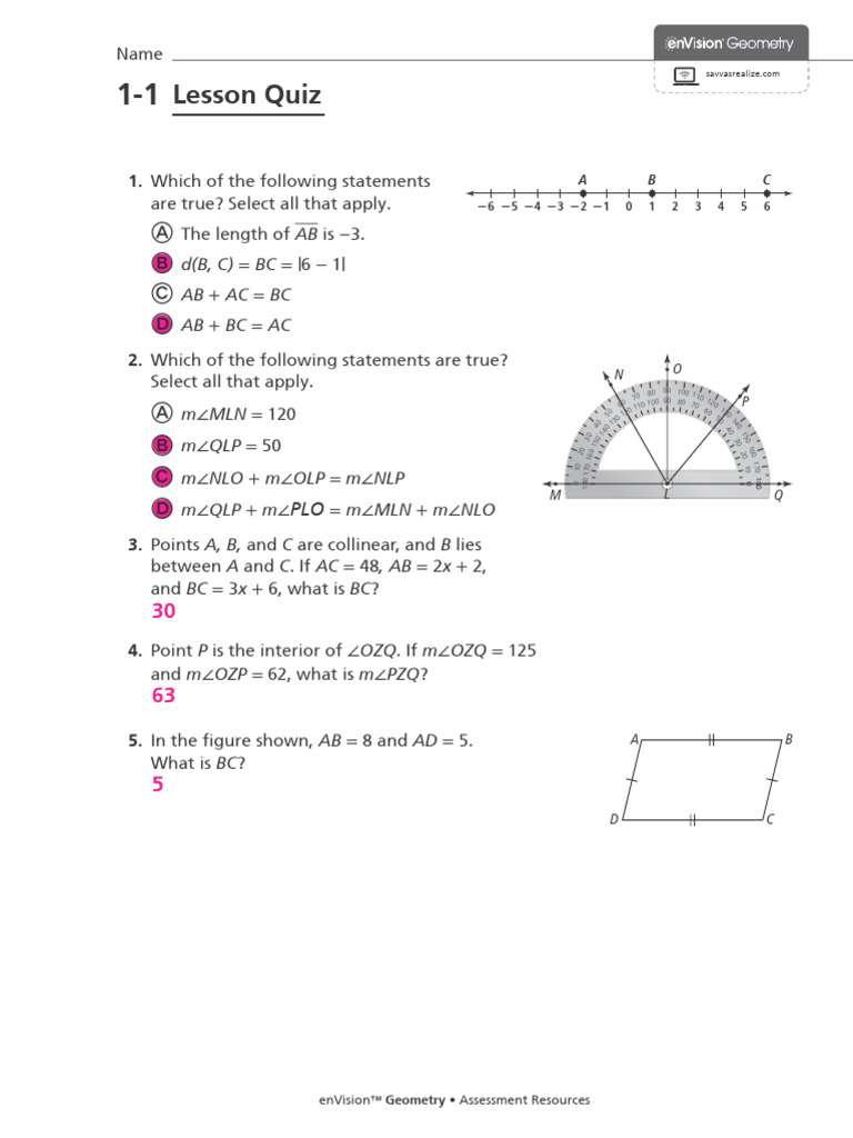 Angle Measure Calculations in Geometry | PDF | Geometry | Mathematics