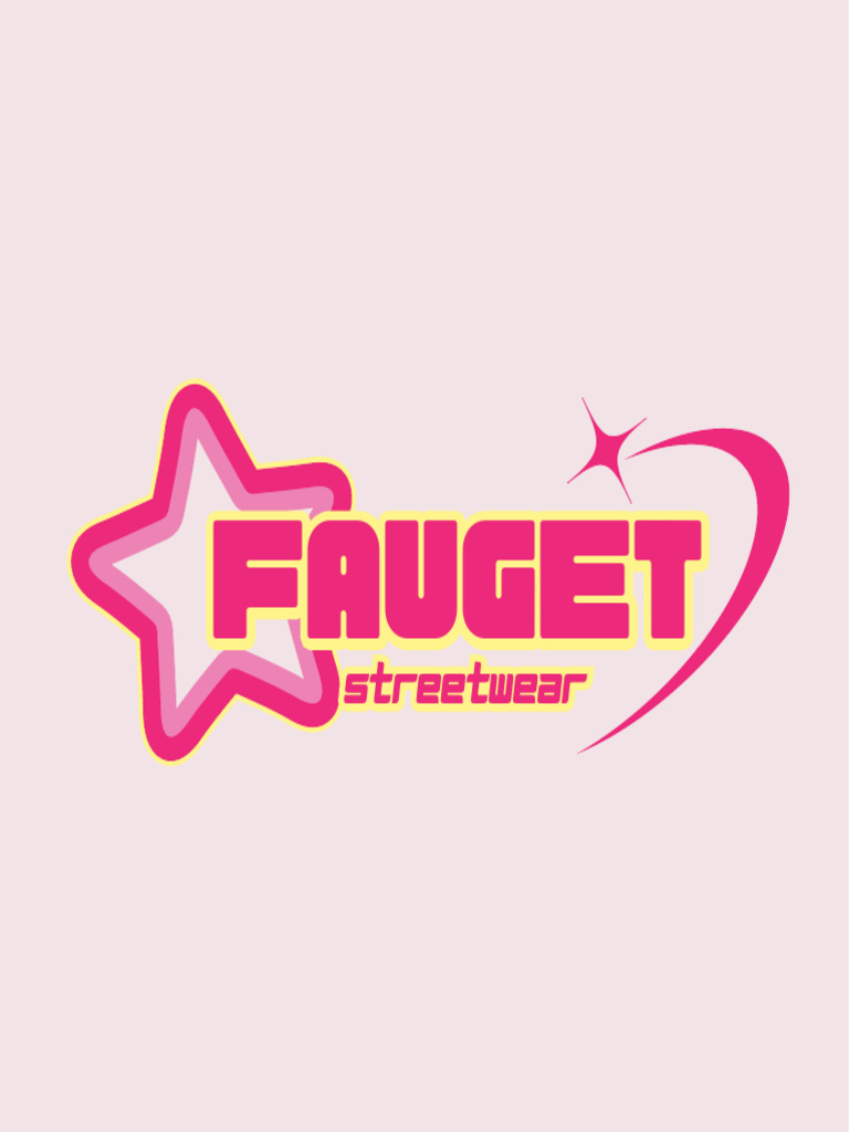 Pink Yellow Star Y2k Style Streetwear Logo | PDF