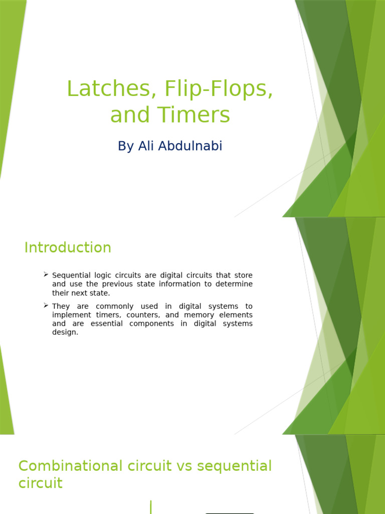Latches, Flip-Flops, and Timers Explained | PDF | Electrical Engineering | Electronic Engineering