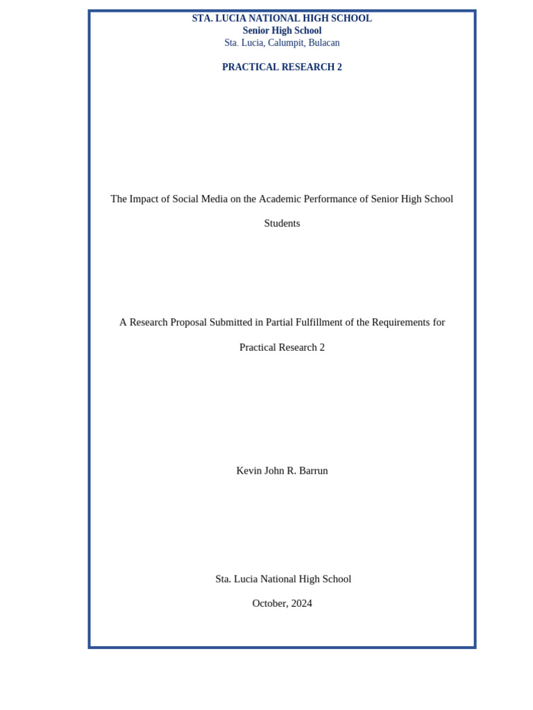 Sample Format | PDF | Motivation | Motivational