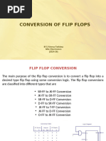 JK to D Flip Flop Conversion Guide | PDF