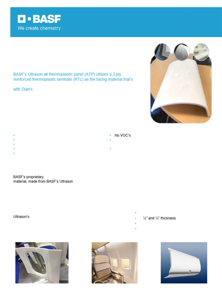 Ultrason Sup ® Sup +All+Thermoplastic+Panel | PDF | Thermoplastic | Plywood