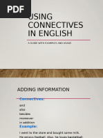 Connective Words List - GrammarBank | PDF