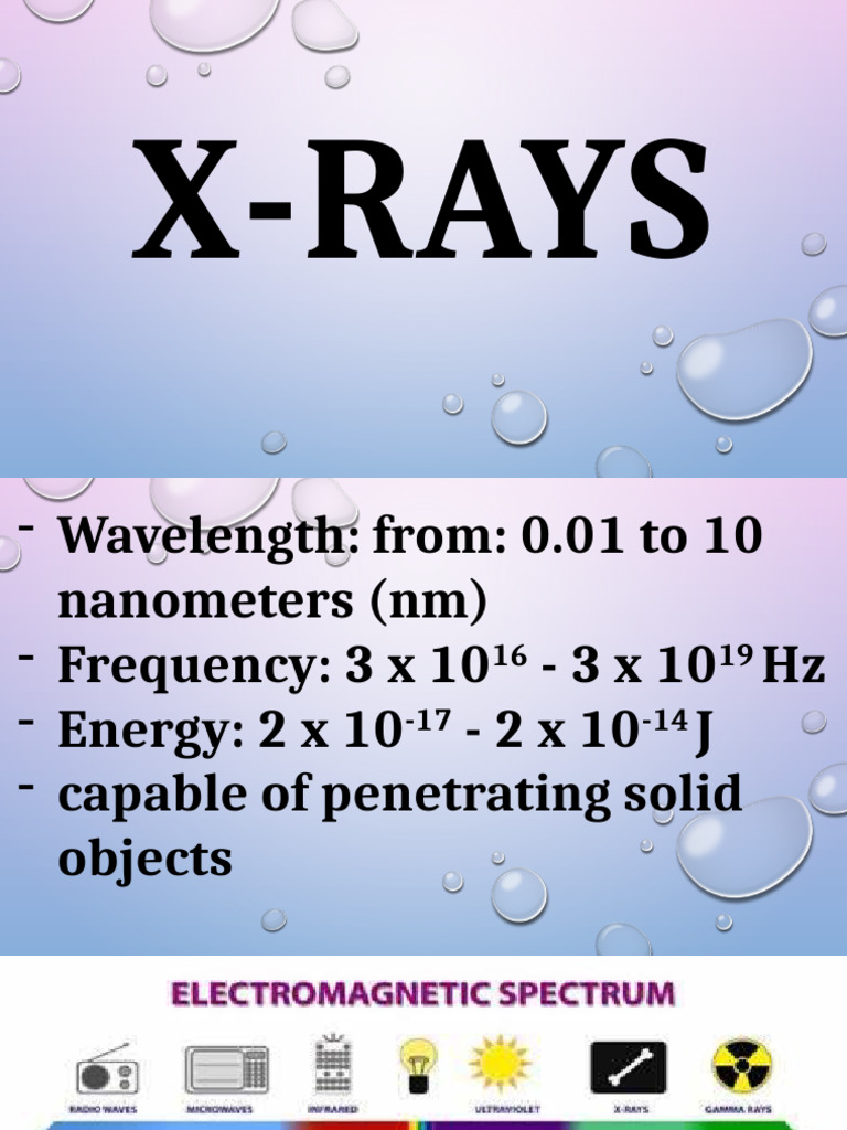 x-rays | PDF | X Ray | Radiation