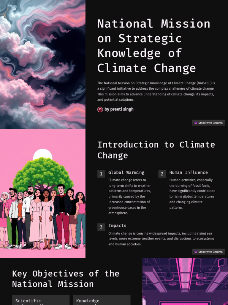 National Mission On Strategic Knowledge of Climate Change | PDF ...