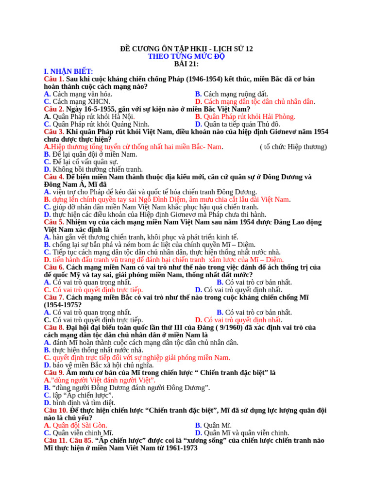 De-cuong-on-tap-Lich-su-12-nam-2022-theo-tung-muc-do (10) (1) | PDF