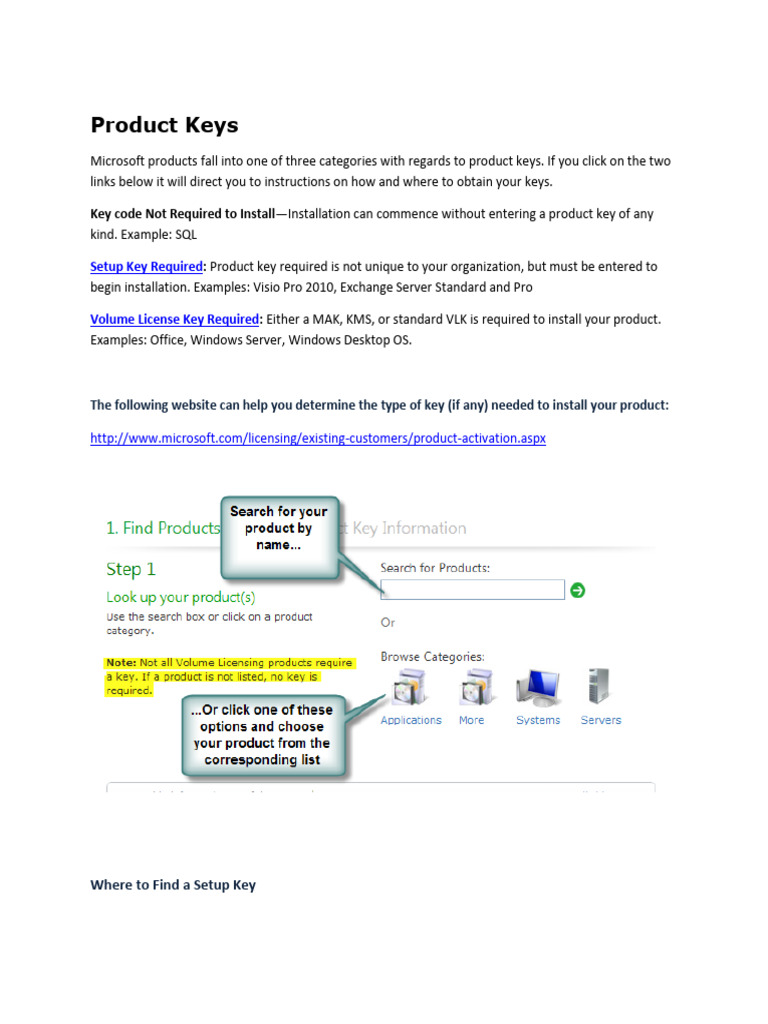Microsoft Volume License Keys | PDF | System Software | Computing