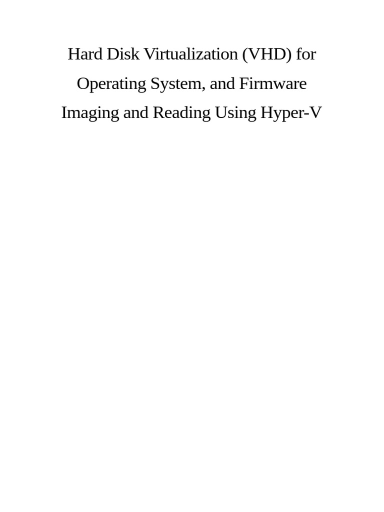 Hard Disk OS & Firmware Imaging | PDF | Hard Disk Drive | Computer Science