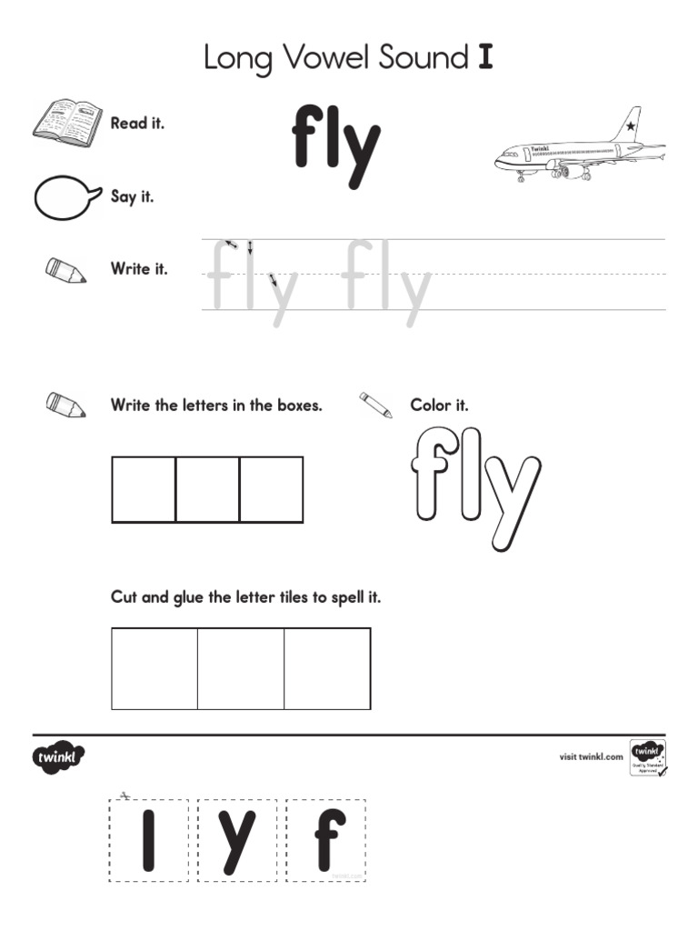 Long Vowel Sounds Phonics Pack I | PDF | Writing | Learning To Read