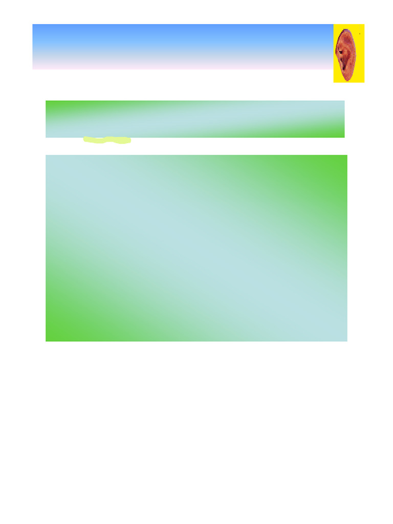 PP TEMA 7 PSyHS EL SENTIDO DEL OIDO | PDF | Oído | Escuchando