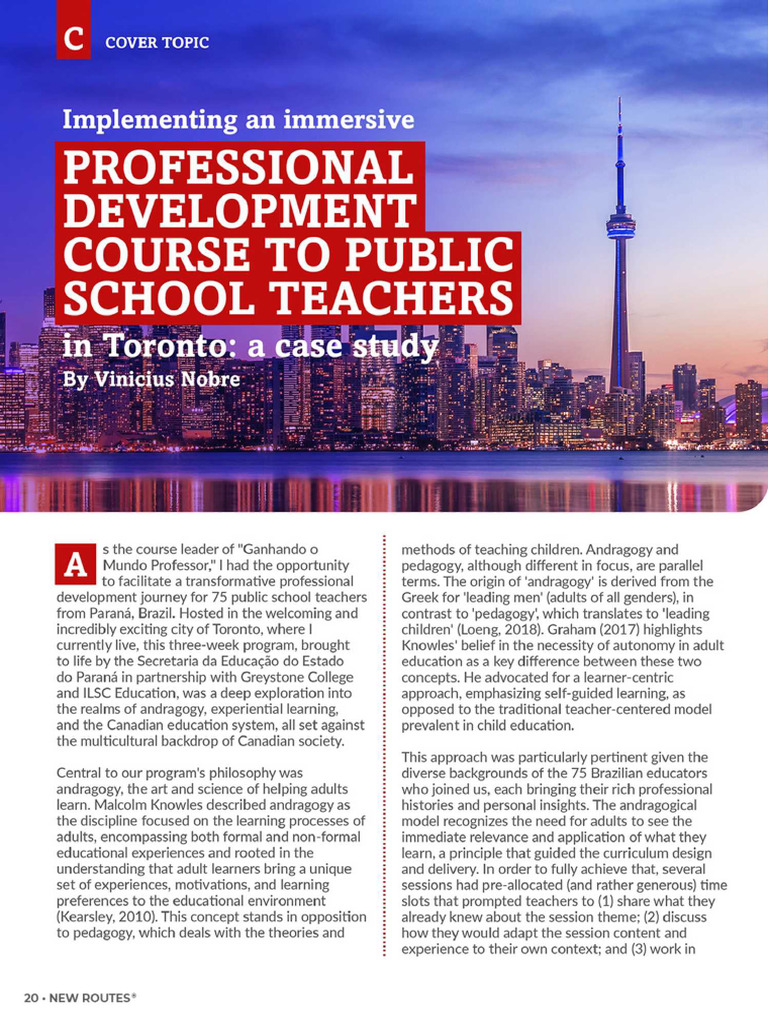 NOBRE, V. Professional Development Course To Public School Teachers in ...