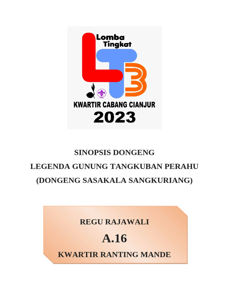 Dongeng Sasakala Sangkuriang | PDF