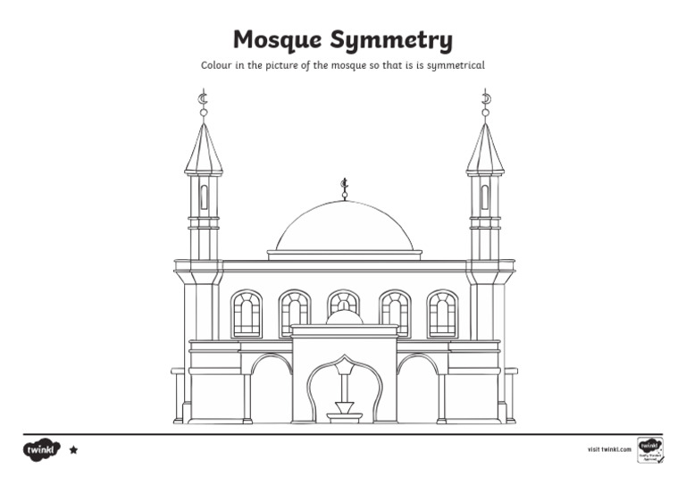 Mosque Symmetry Activity Sheet - Lower Ability | PDF