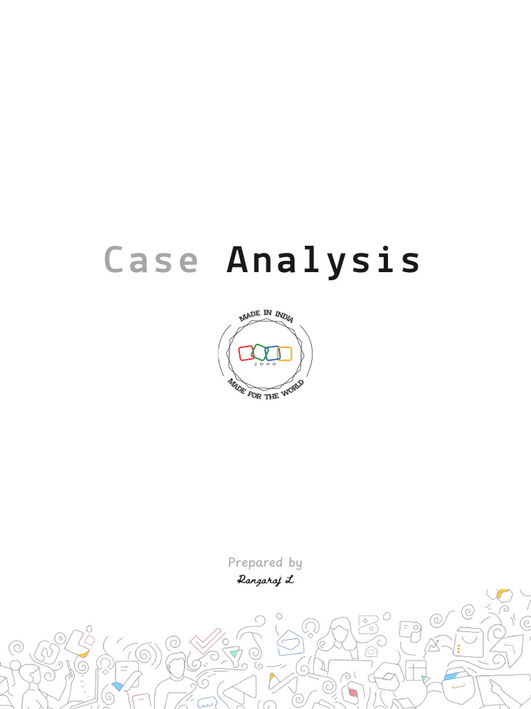Case Study - Zoho | PDF | Customer Relationship Management | Internet ... Case Study - Zoho | PDF | Customer Relationship Management | Internet ...