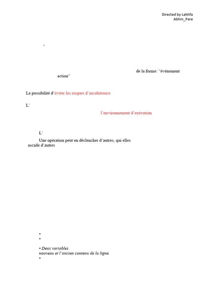 Corrigé TD BDA | PDF | Bases de données | Données informatiques