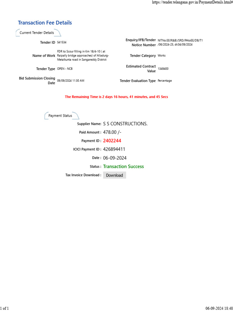 9741088-541534-Transaction Fee-Online Payment | PDF