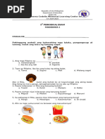 Periodical Test GRADE 1 MATATAG READING and LITERACY 1 | PDF