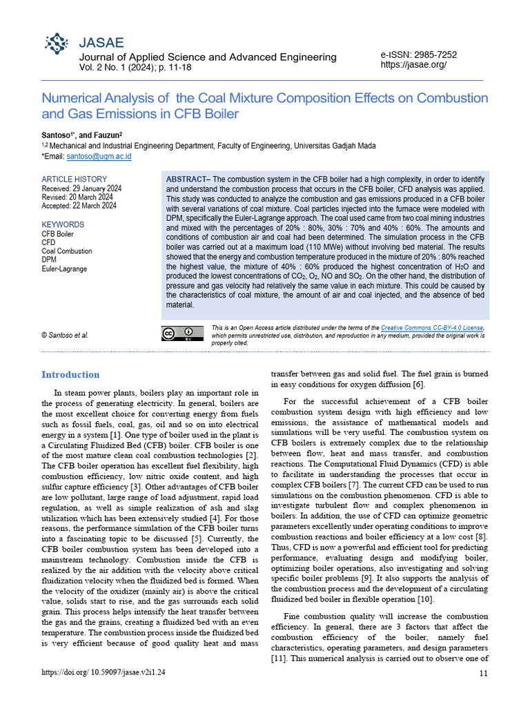 Jasae 2024112 R1 | PDF | Combustion | Chemical Engineering