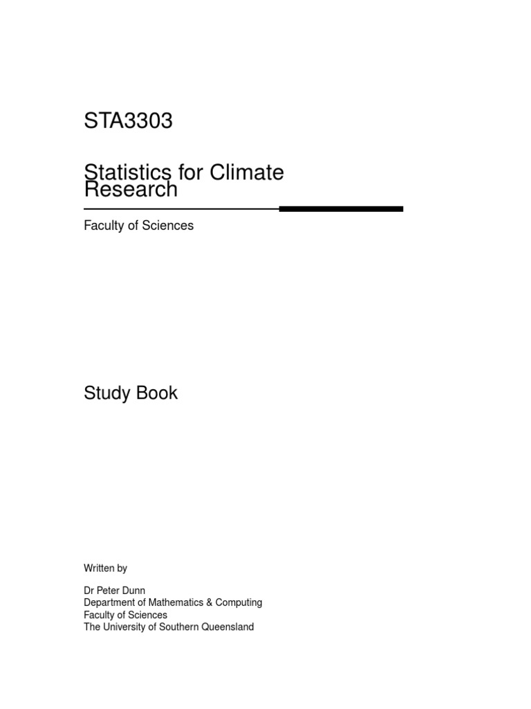 Study Book | PDF | Time Series | R (Programming Language)