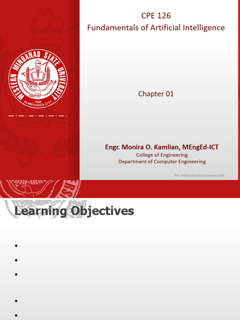 Handouts - CPE 126 - Chapter01 - Introduction To AI | PDF | Artificial Intelligence ...