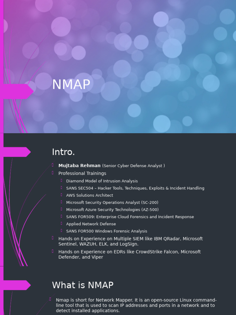 Information Security - NMAP | PDF | Transmission Control Protocol | Computer Network