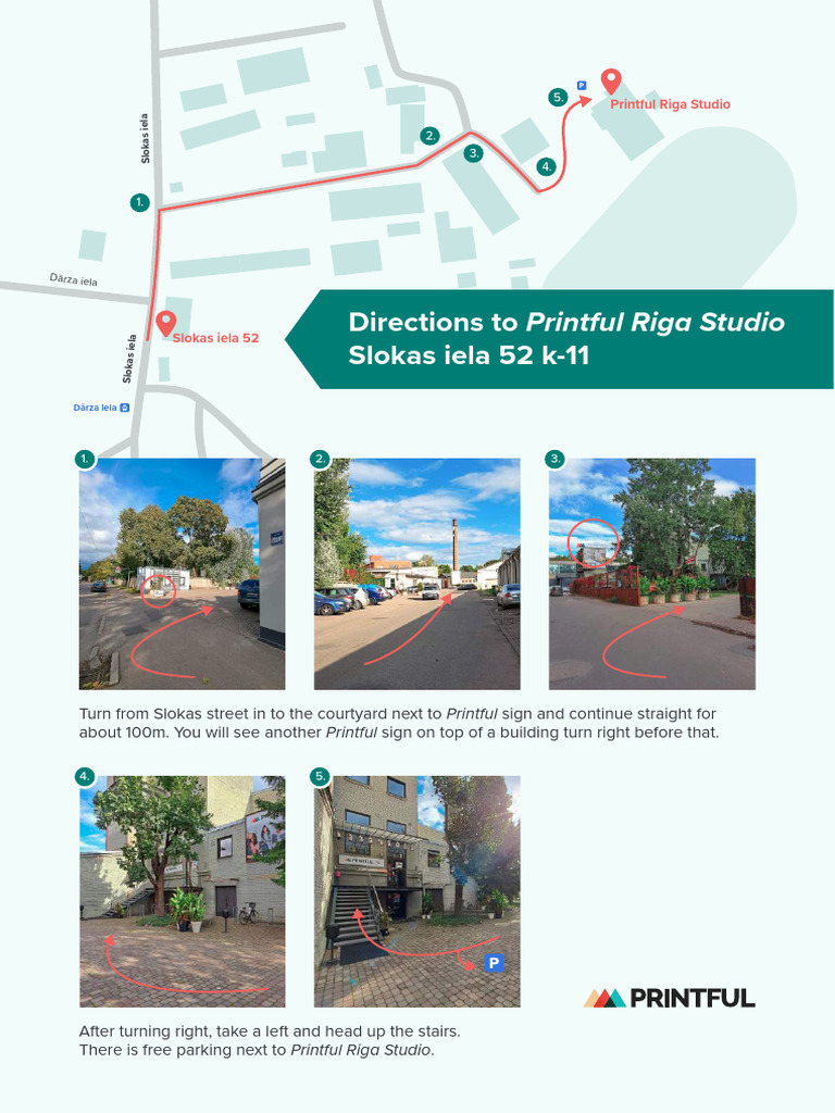 Printful Riga Studio Directions | PDF