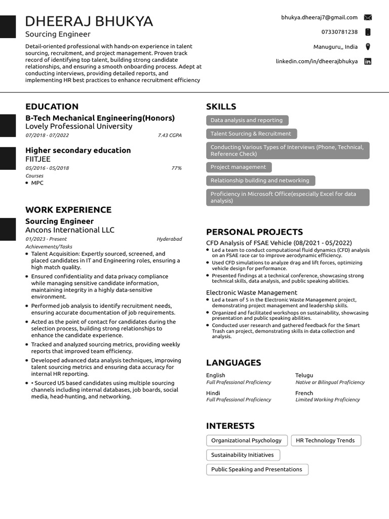 My Resume | PDF | Data | Project Management