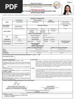 TDP Application Form | PDF