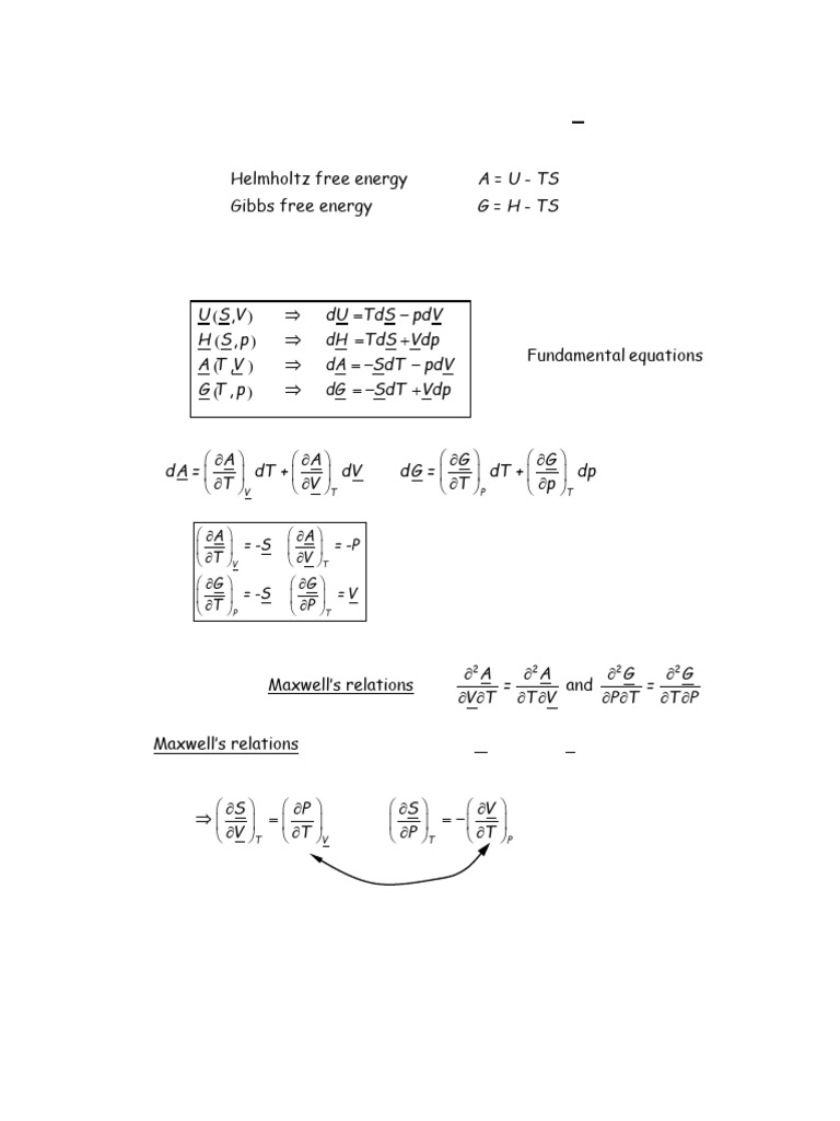 Handout 3- 2024 - Gibbs Free Energy Relations | PDF | Gibbs Free Energy ...