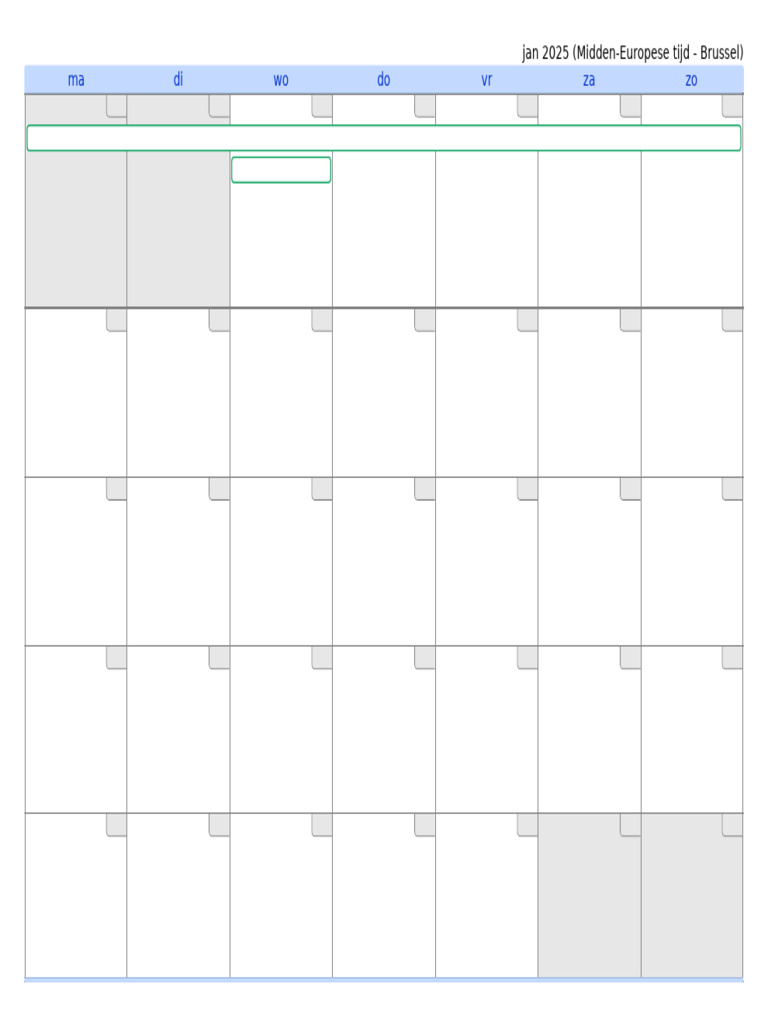 Kalender 2025 Verjaardagskalender A4 Gratis Download Belgie Feestdagen ...