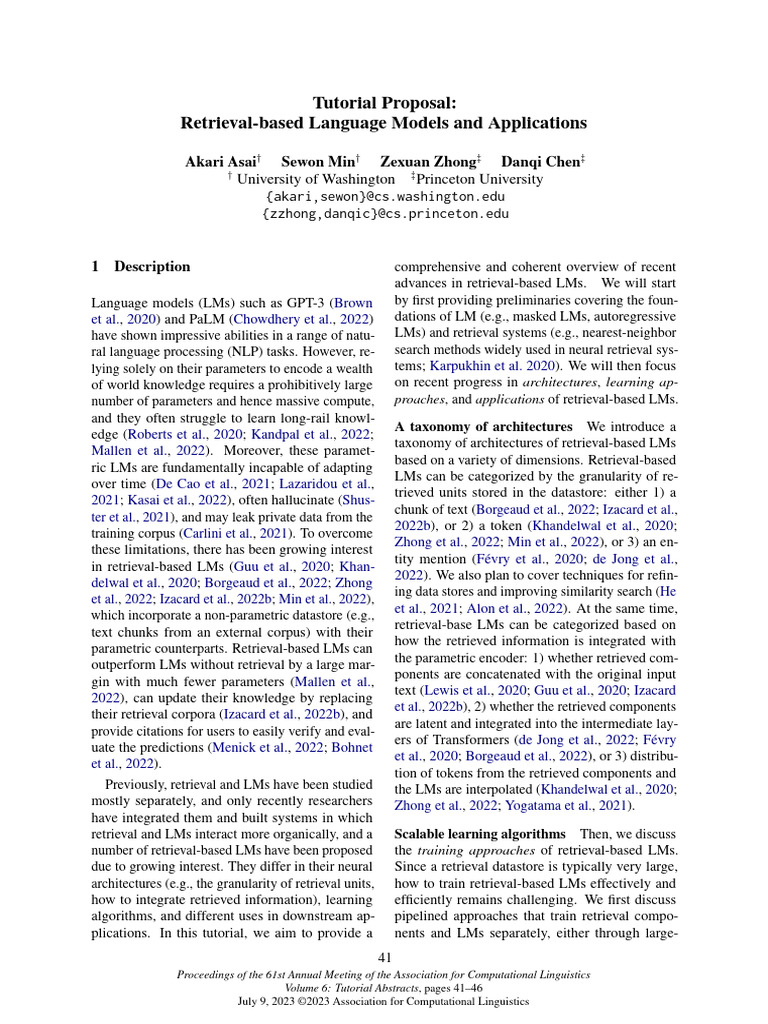 2023.acl-tutorials.6 | PDF | Linguistics | Cognitive Science