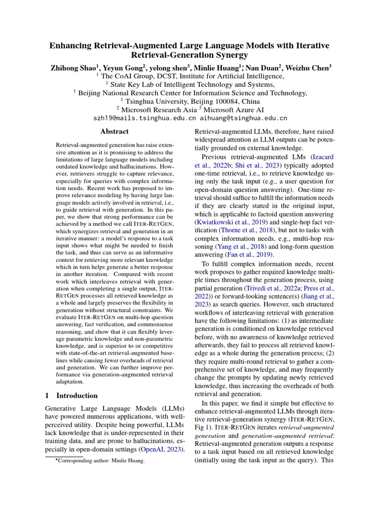 Enhancing Retrieval-Augmented Large Language Models With Iterative ...