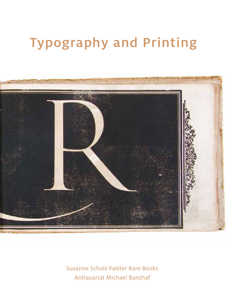 819 - Typography - Banzhaf Falster Catalogue | PDF | Lithography | Calligraphy