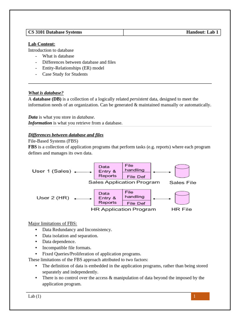 Database Section (1) - 3CS | PDF | Databases | Data Management