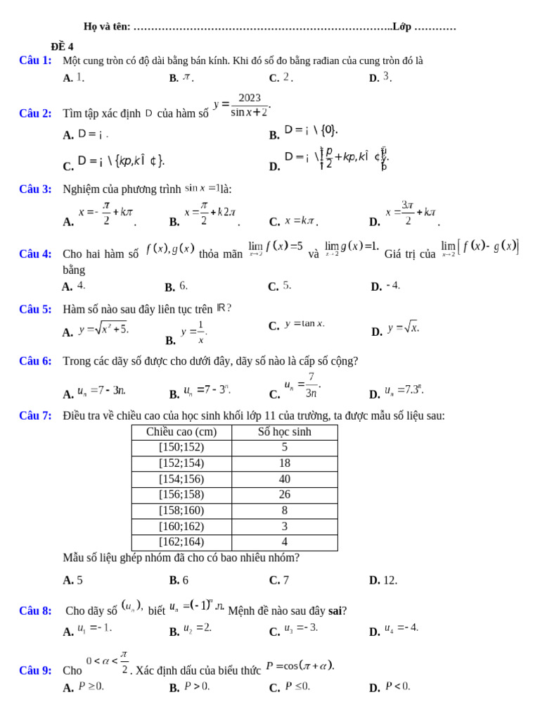 4 Ktra 15 Phut | PDF