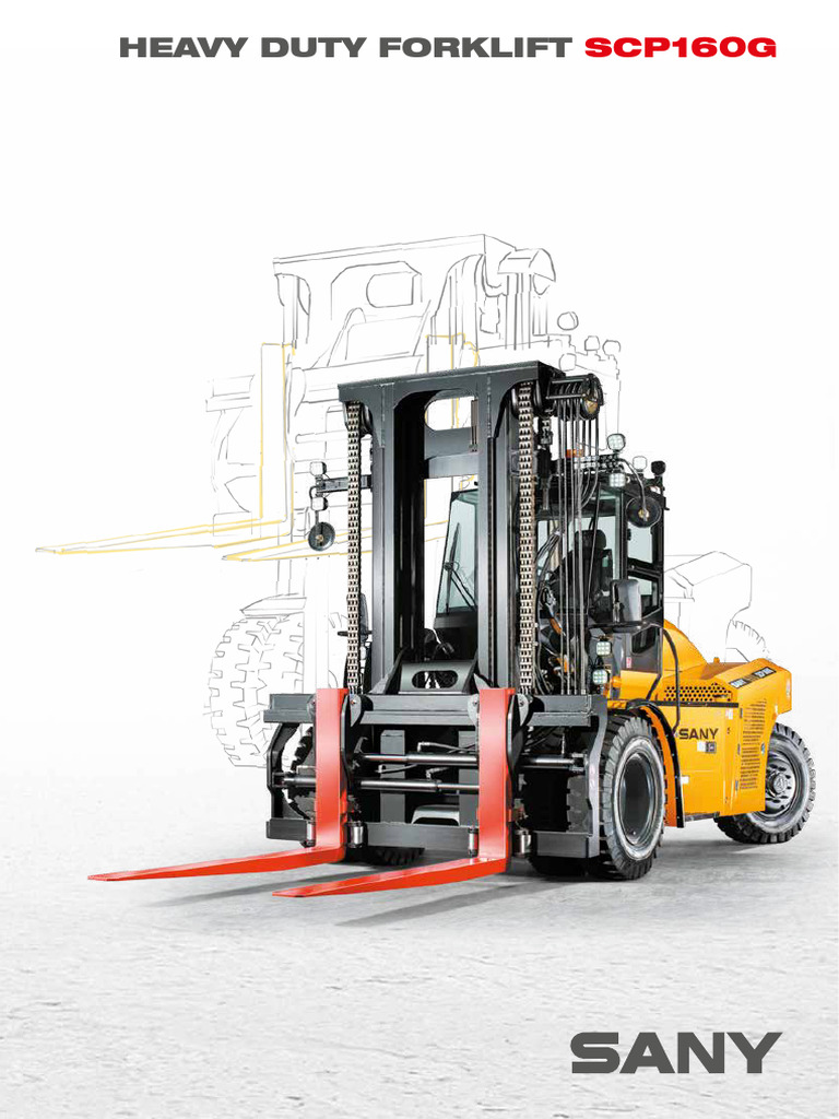 Heavy Duty Forklift SCP160G Overview | PDF | Forklift | Truck