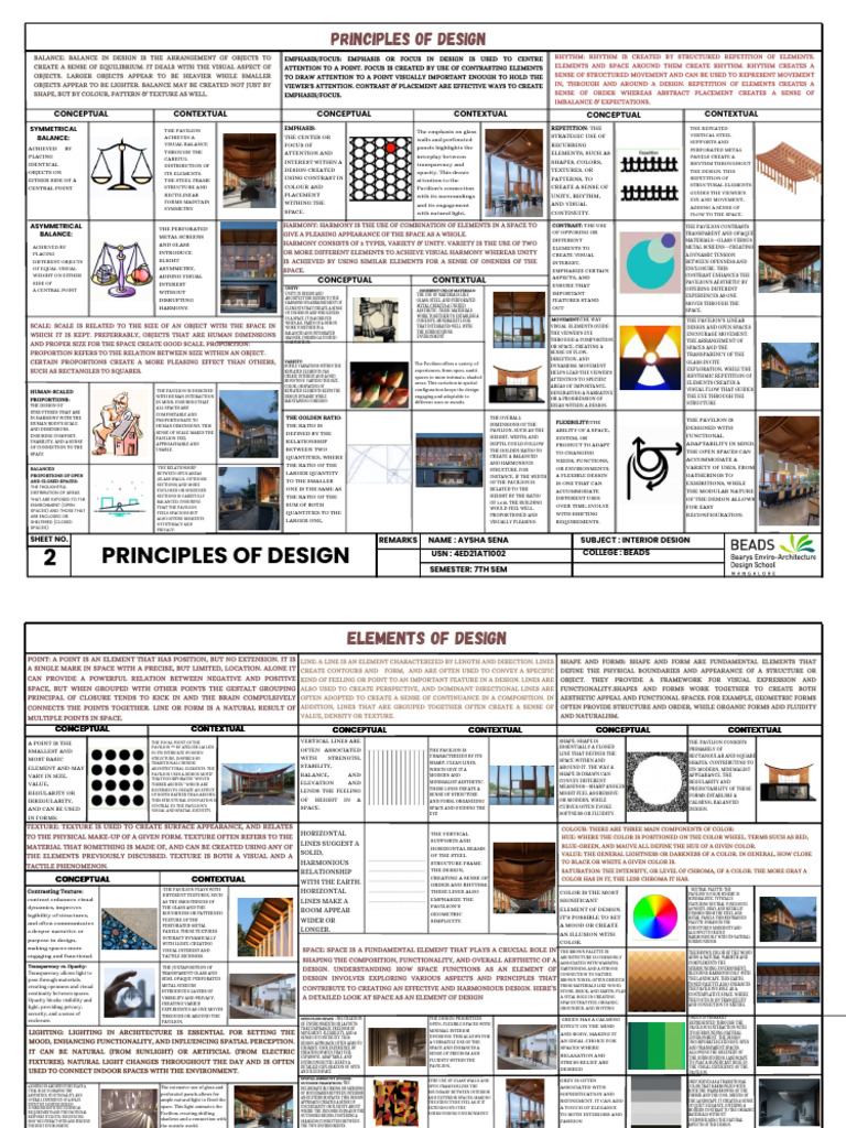INTERIOR DESIGN Principles of Design | PDF | Composition (Visual Arts ...