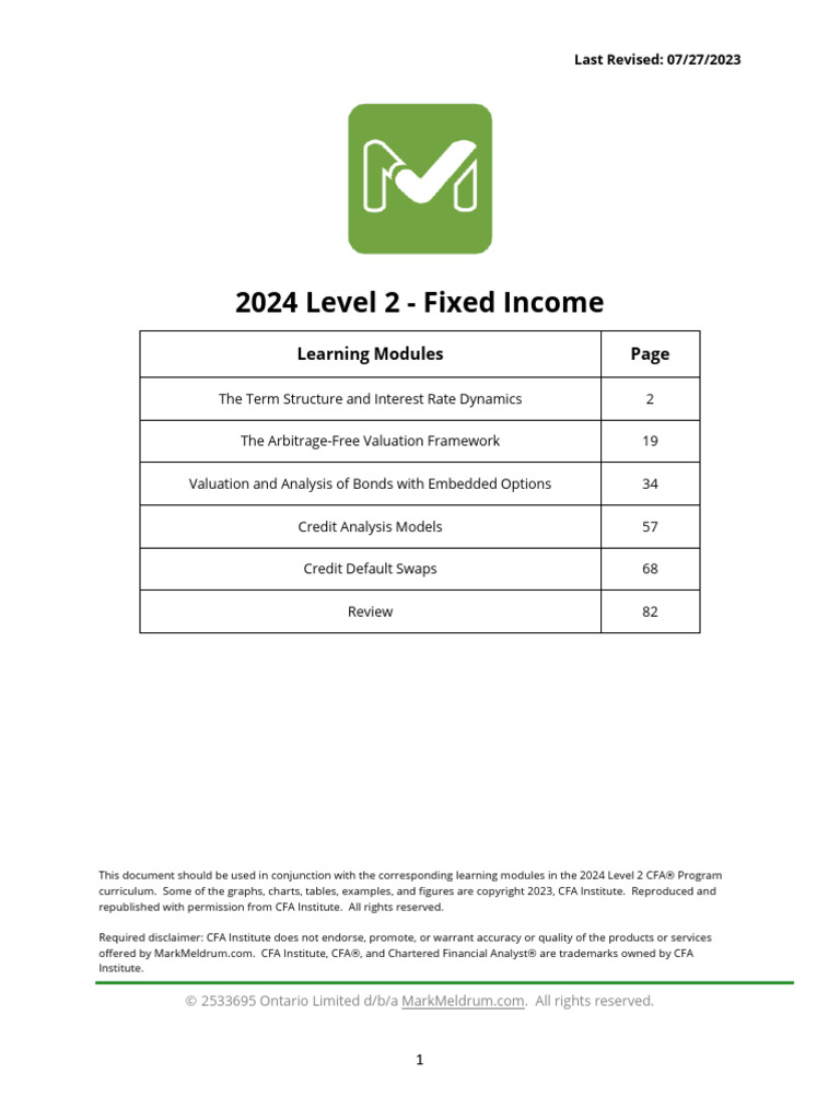 Fixed income | PDF | Yield Curve | Yield (Finance)